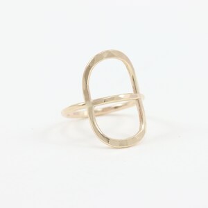 Sterling Silver Double Arch Ring - Sterling Silver Stacking Ring - Rose ...