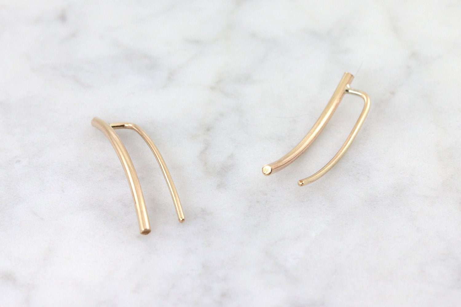 Ear Crawler Earrings Ear Climber Earrings Huggie Earrings | Etsy