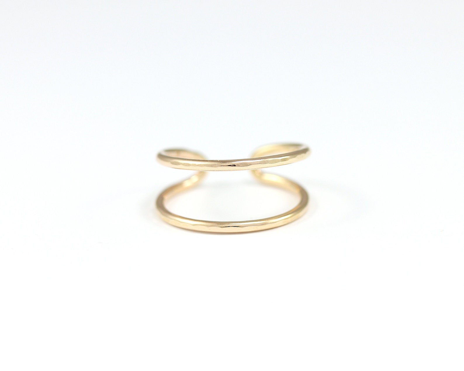 Adjustable Ring Open Ring Silver Cuff Ring gold Stacking | Etsy