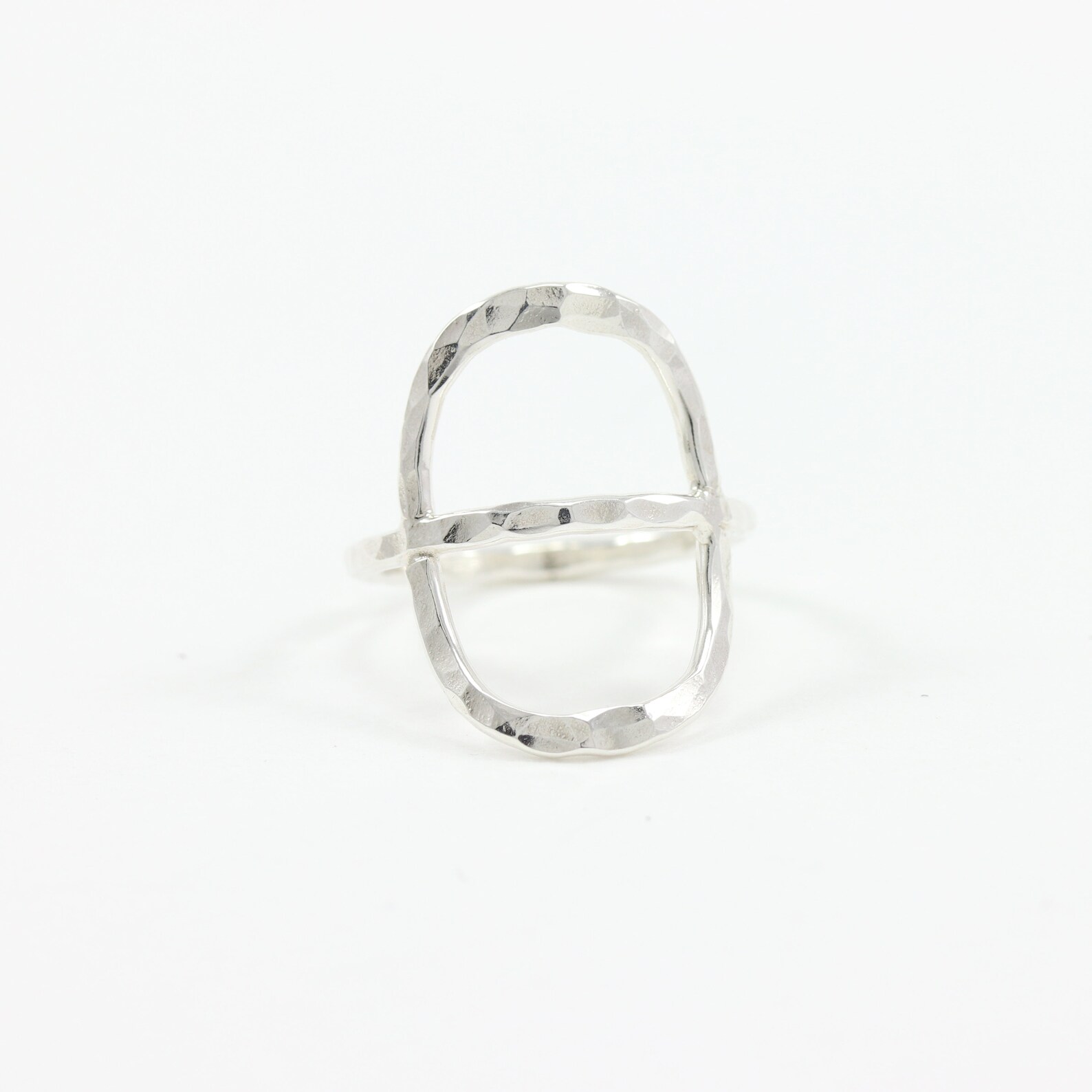 Sterling Silver Double Arch Ring Sterling Silver Stacking | Etsy