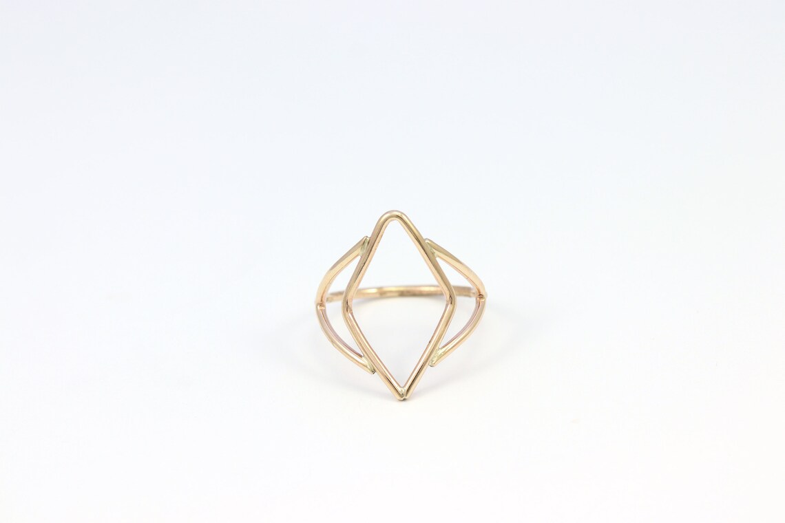 Art Deco Ring Sterling Silver Ring Deco Open Weave Ring - Etsy