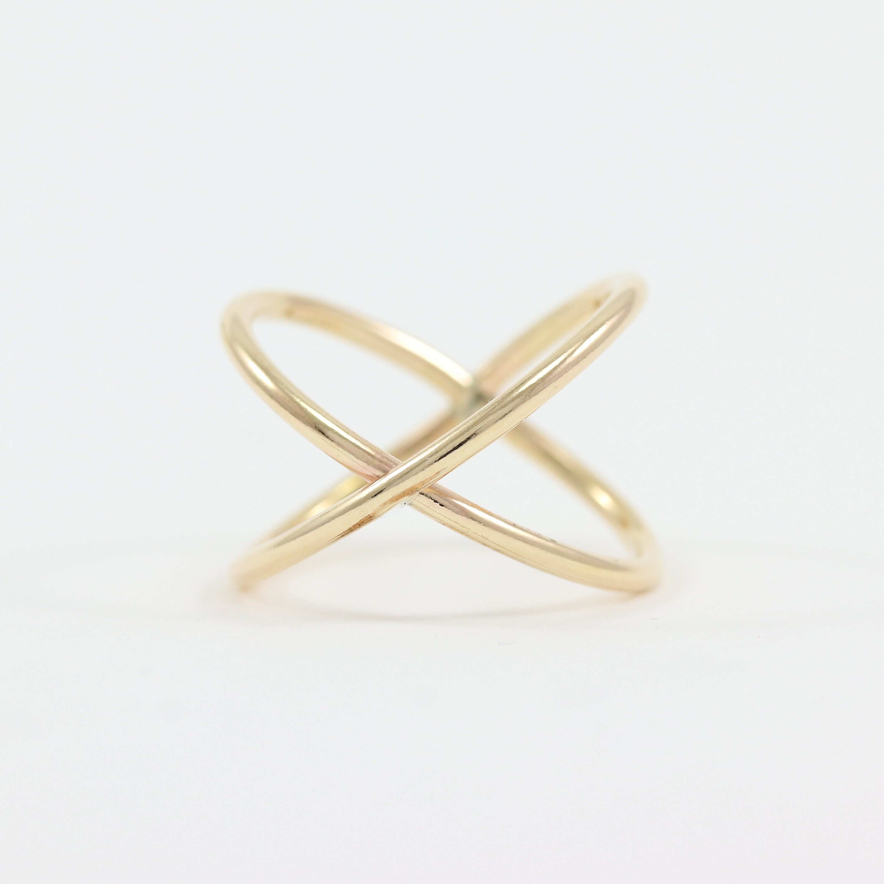 Criss Cross Ring X Ring Silver X Ring Sterling Silver X | Etsy