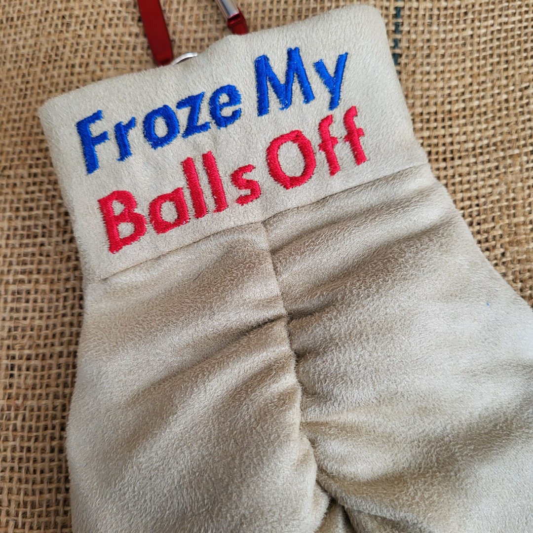 Froze My Balls off Golf Ball Sacks - Free Shipping - Etsy