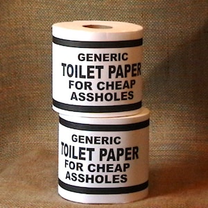 Generic Toilet Paper for Cheap People Wrapper PDF Download Hilarious ...