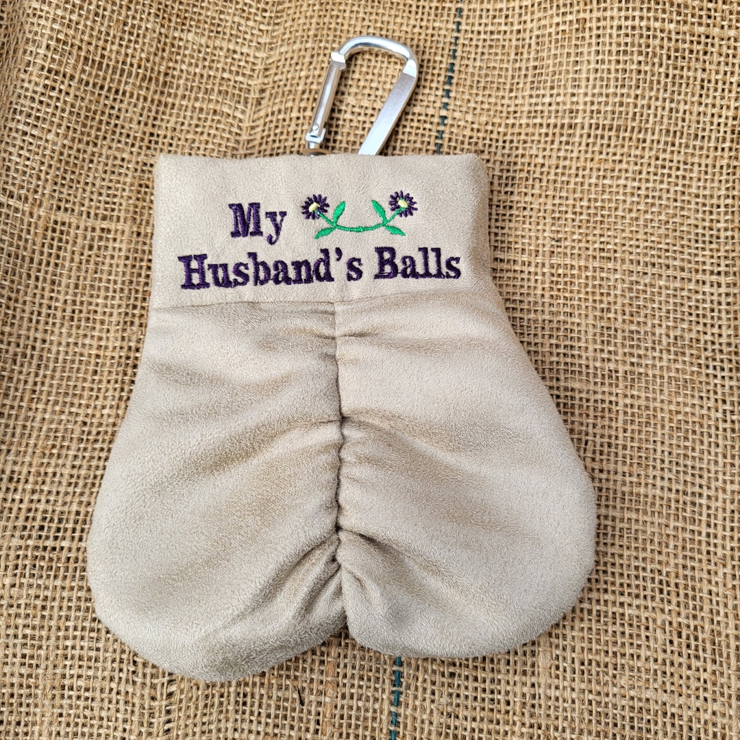 My Husband's Balls Golf Ball Sacks - Free Shipping - Etsy