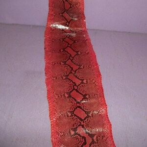 Real Python Snake Animal Skin Hide Leather Taxidermy Art Craft Part ...