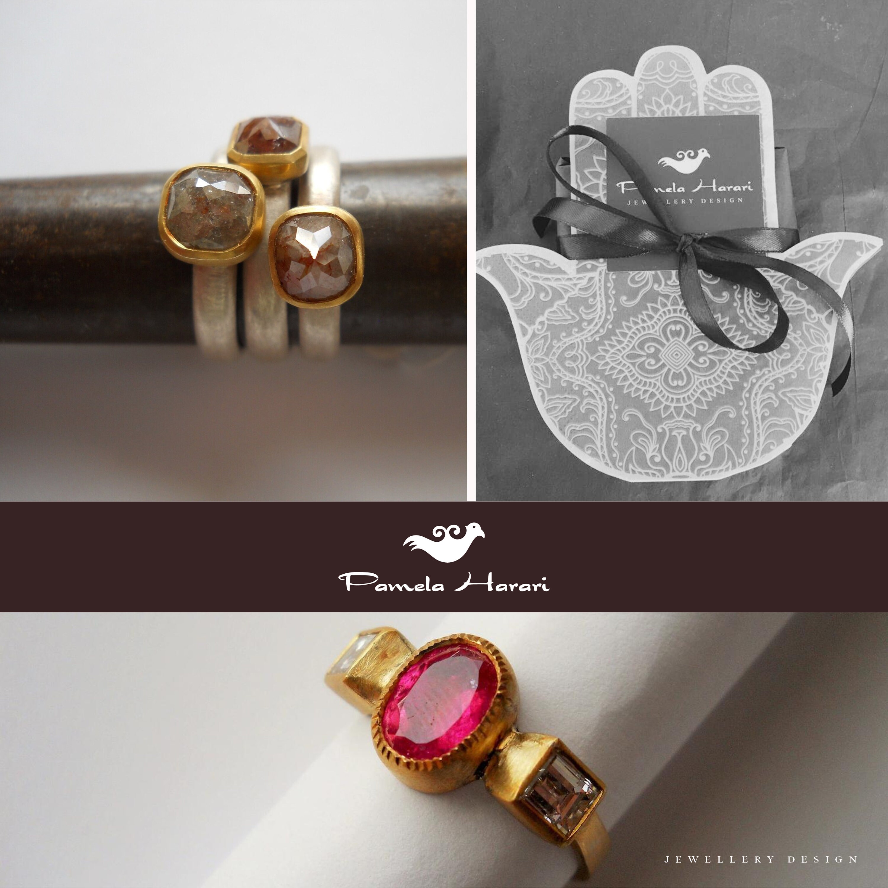 Natural Ruby Necklace, Ruby and Lolite Stone Pendant, 22K Gold, Moghul ...