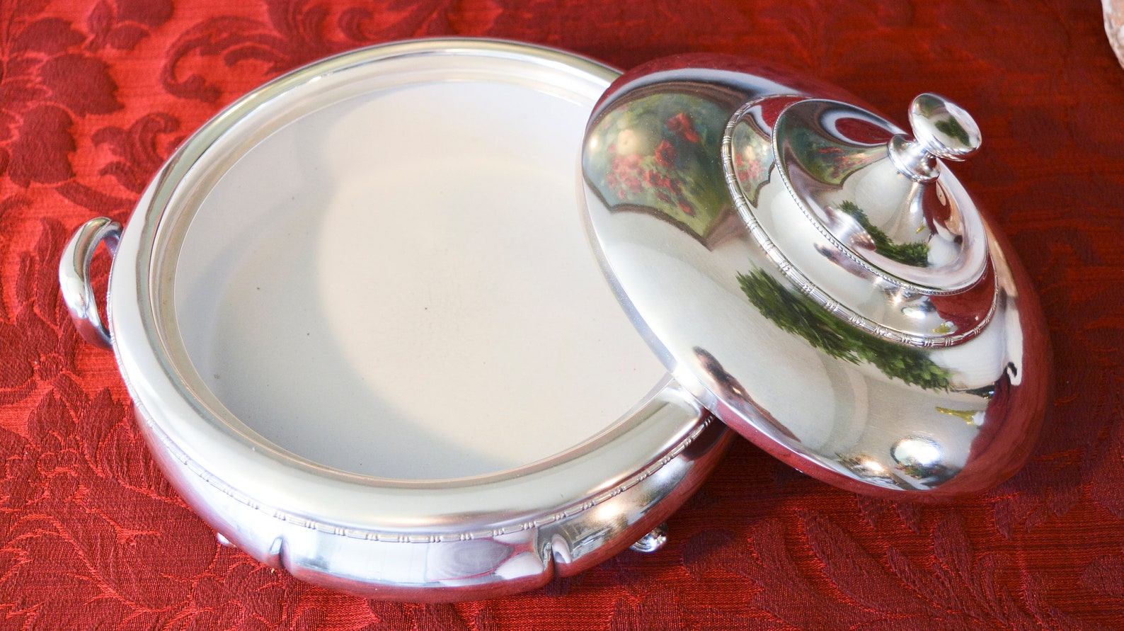 Antique Forbes Quadruple Plate Covered Serving Dish Enamel - Etsy