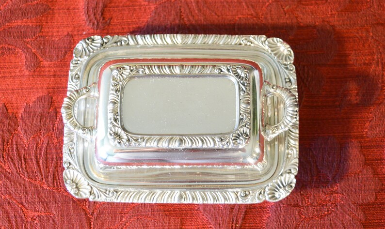 Silver Plate Butter Dish Mini Silver Plate Covered Dish - Etsy
