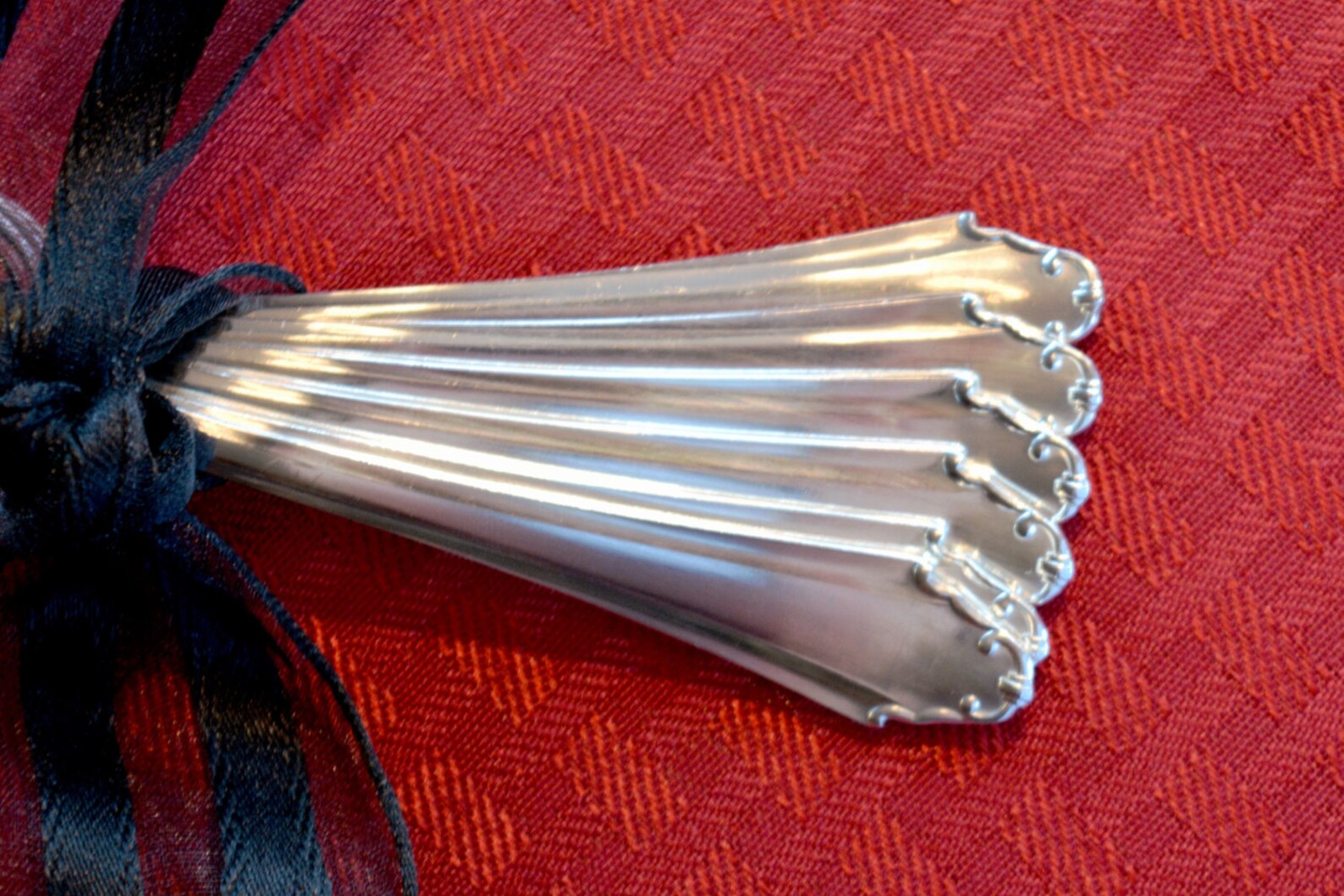 Boxed Set of German Silver Plate Spoons August Gruttert | Etsy