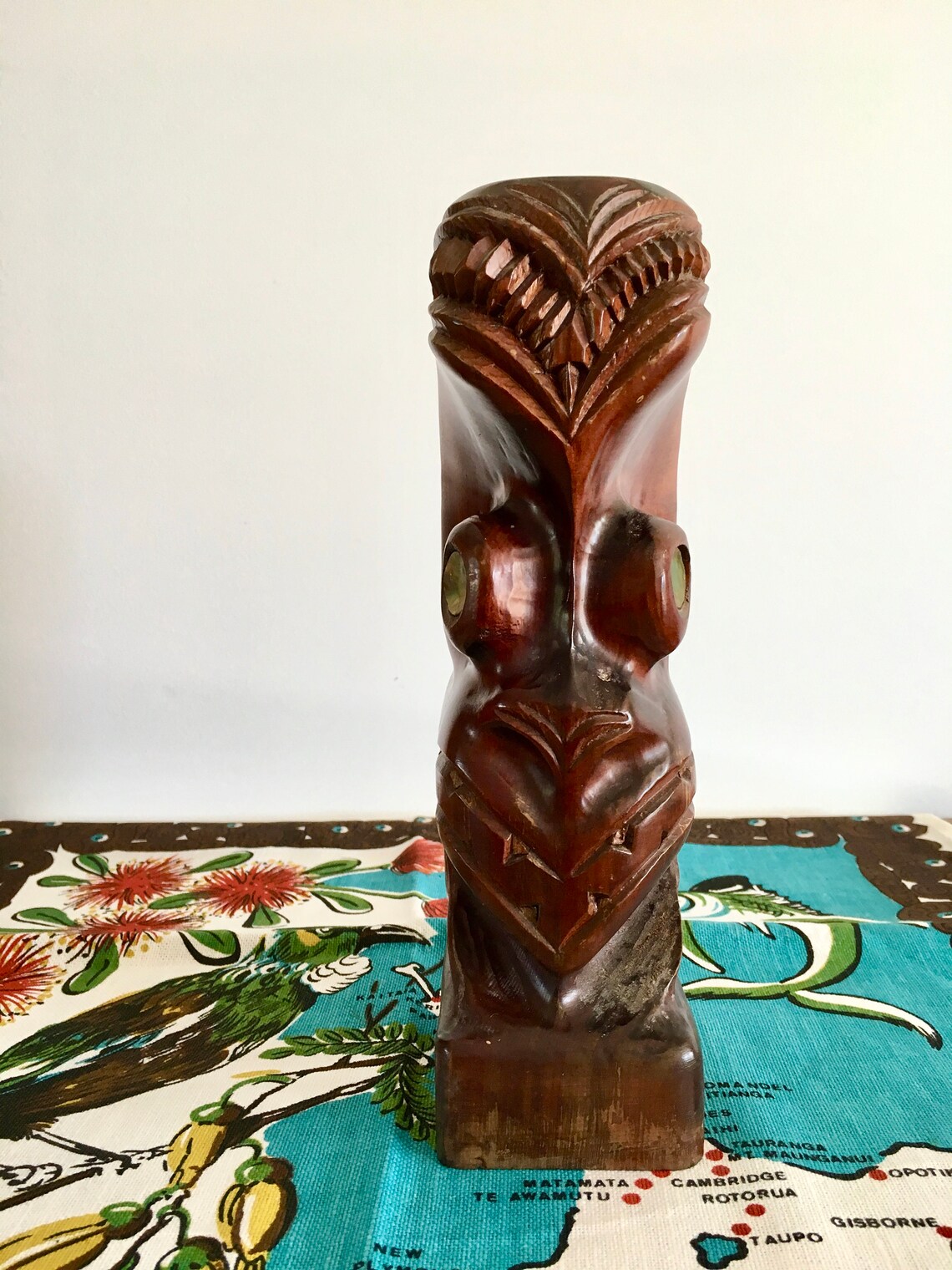 Maori Wooden Carving A Rangatira Souvenir Rotorua New - Etsy Australia