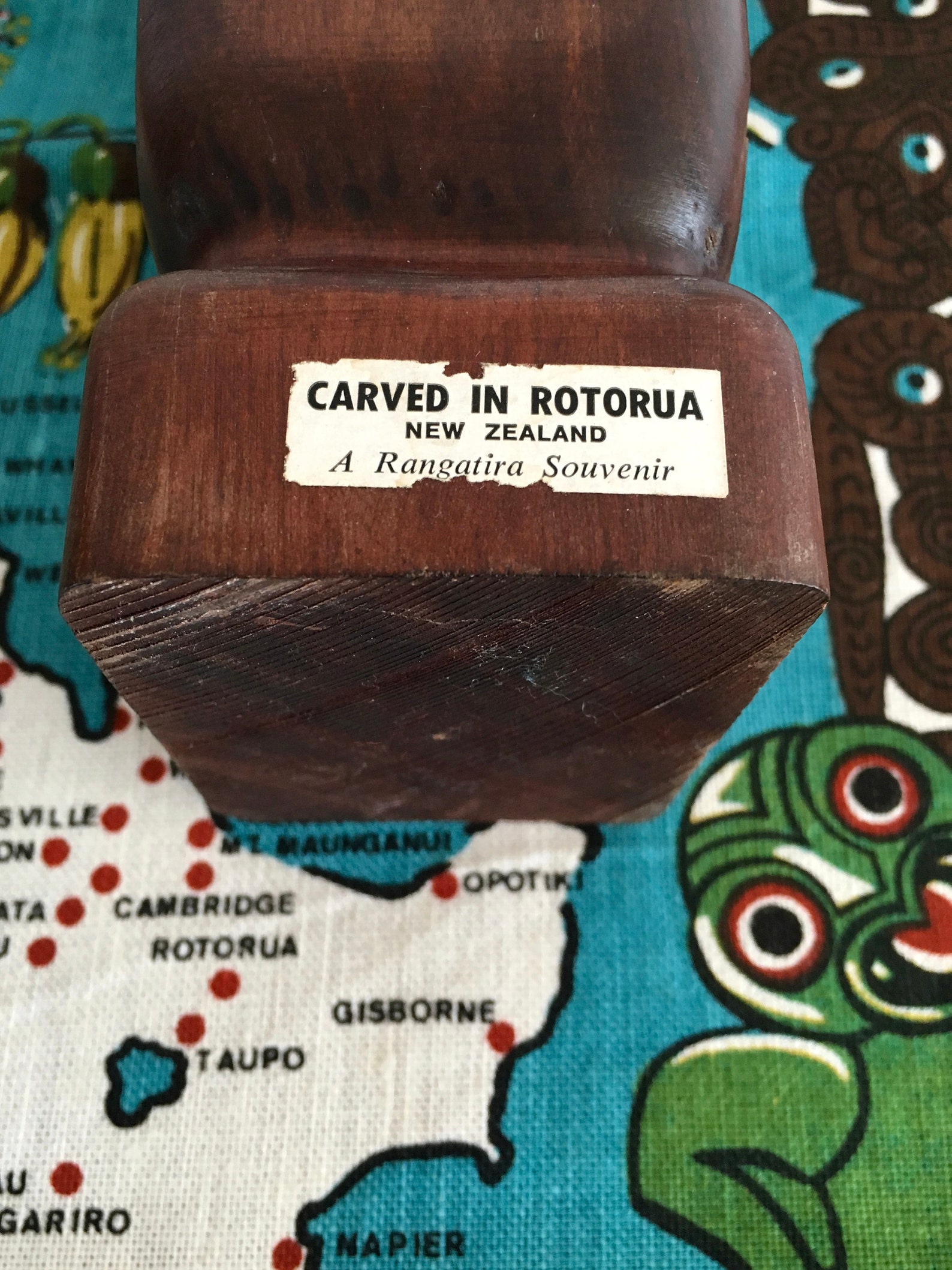 Maori Wooden Carving A Rangatira Souvenir Rotorua New - Etsy Australia