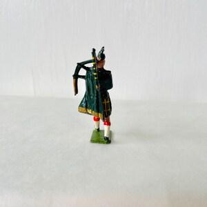 Britains Marching Piper, Miniature Vintage Britains Hollow Cast Lead ...