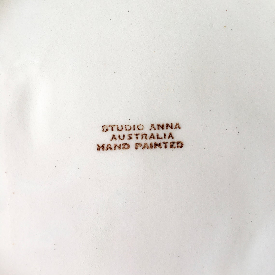 Large Studio Anna Pottery Wall Display Plate 24 CM 9 | Etsy