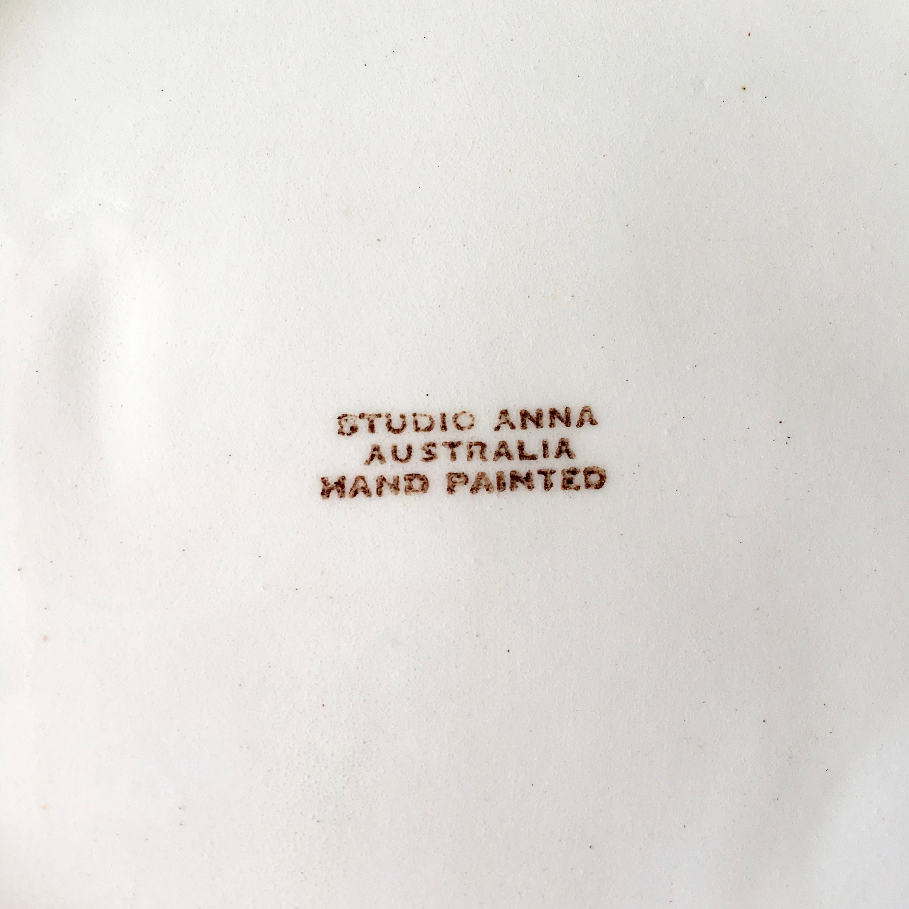 Large Studio Anna Pottery Wall Display Plate 24 CM 9 - Etsy Australia