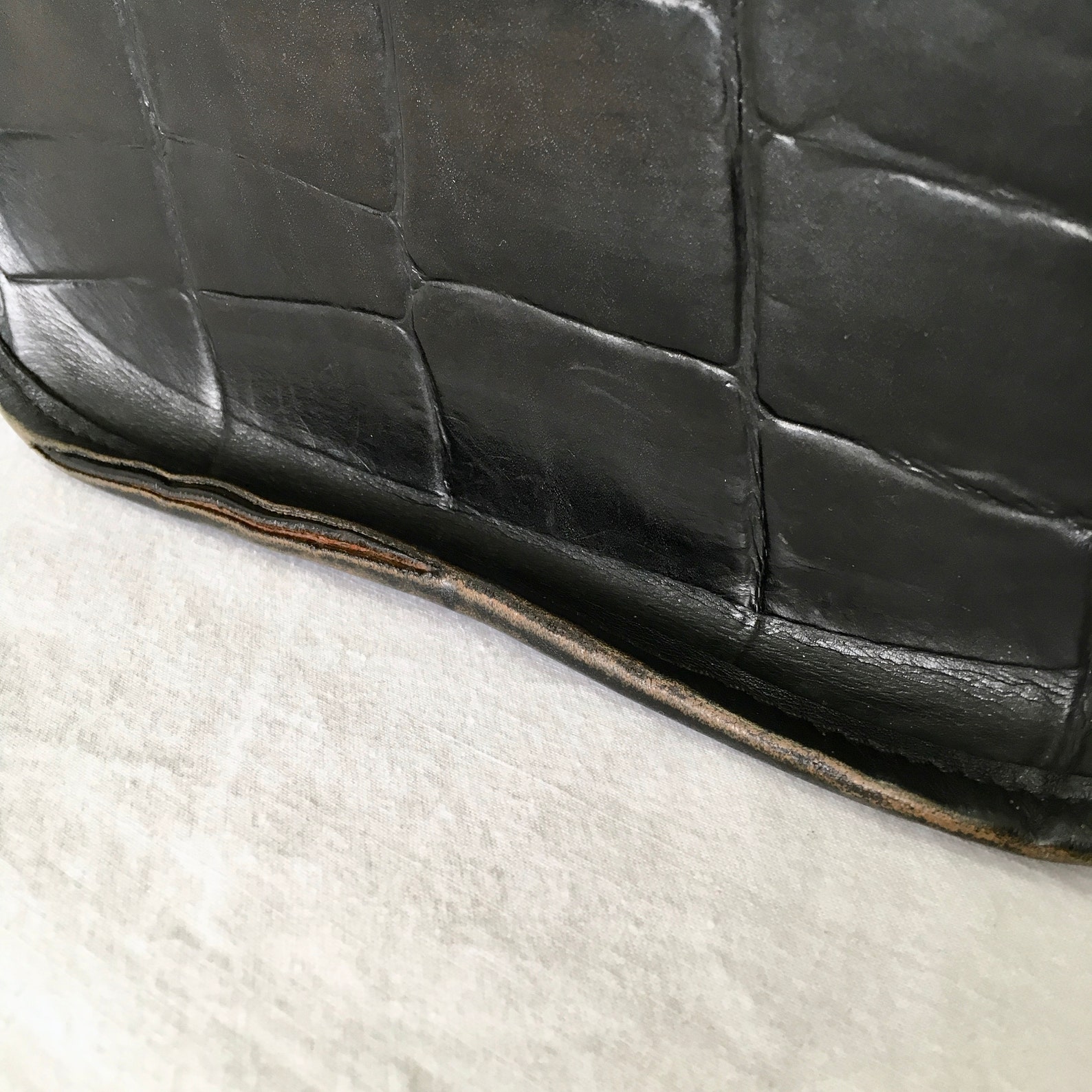 1980s Hobbs Black Leather Saddle Bag Shoulder Bag Vintage - Etsy Australia