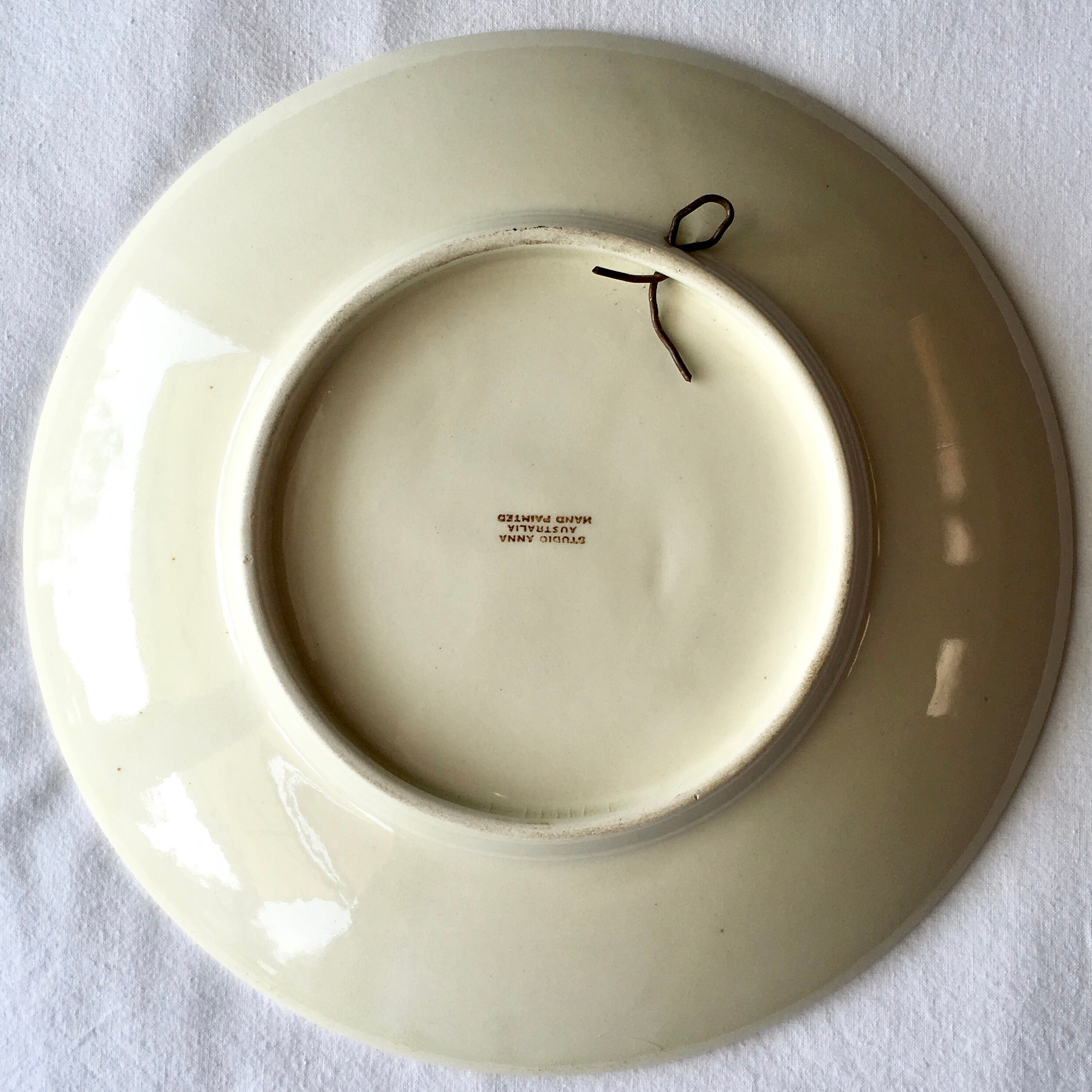 Large Studio Anna Pottery Wall Display Plate 24 CM 9 - Etsy Australia