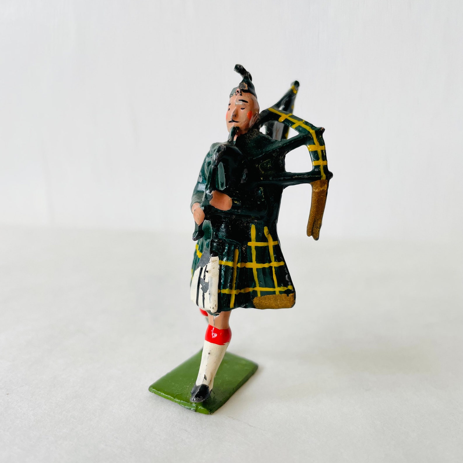 Britains Marching Piper Miniature Vintage Britains Hollow - Etsy
