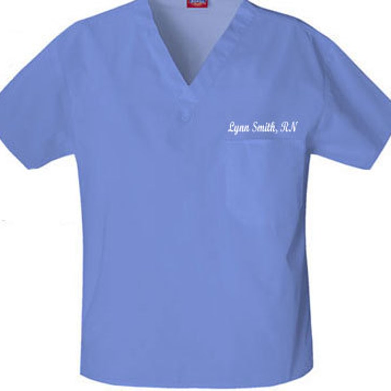 Monogrammed Scrubs - Etsy