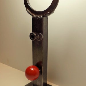Recycled Welded Scrap Metal Rudolph R-88 - Etsy