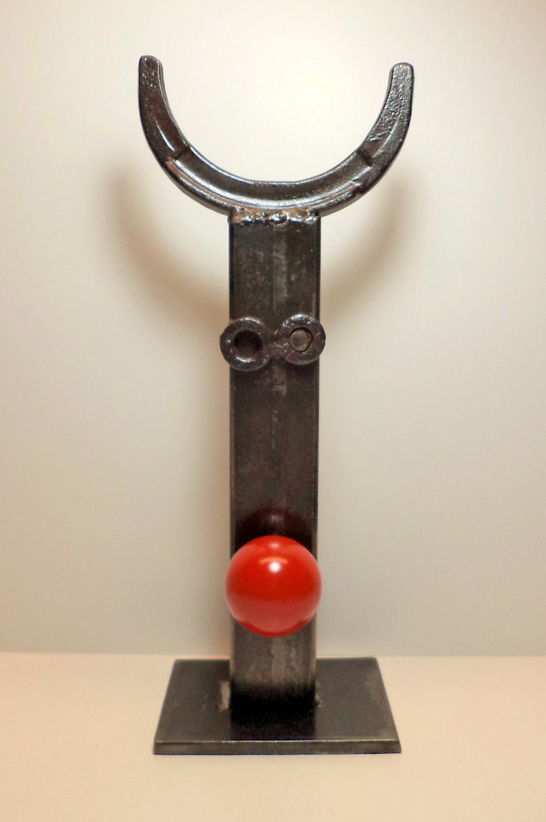 Recycled Welded Scrap Metal Rudolph R-88 - Etsy