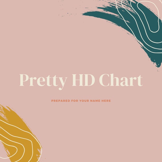 Pretty HD Chart | Etsy