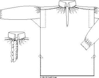 Pirate shirt pattern | Etsy