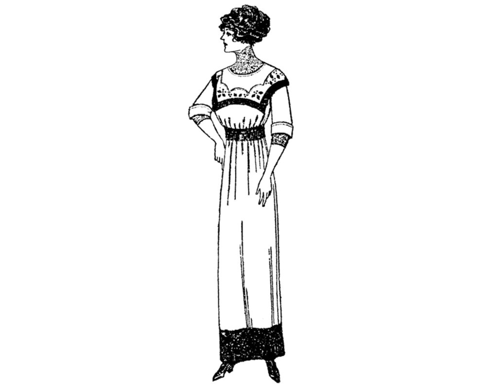 PAC4269 1910 Ladies' Costume Pattern by Past Patterns - Etsy