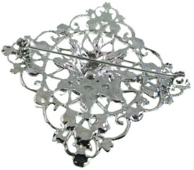 BCB80820-13 or BCB80820-9 Decorative Diamond Shaped Brooch | Etsy