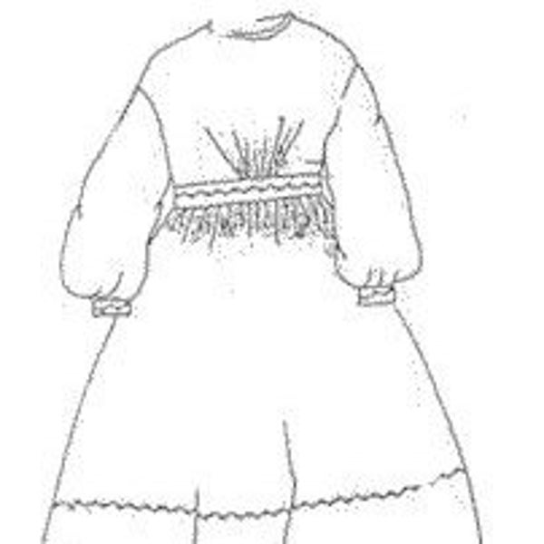 1860s Girls Dress Pattern - Etsy