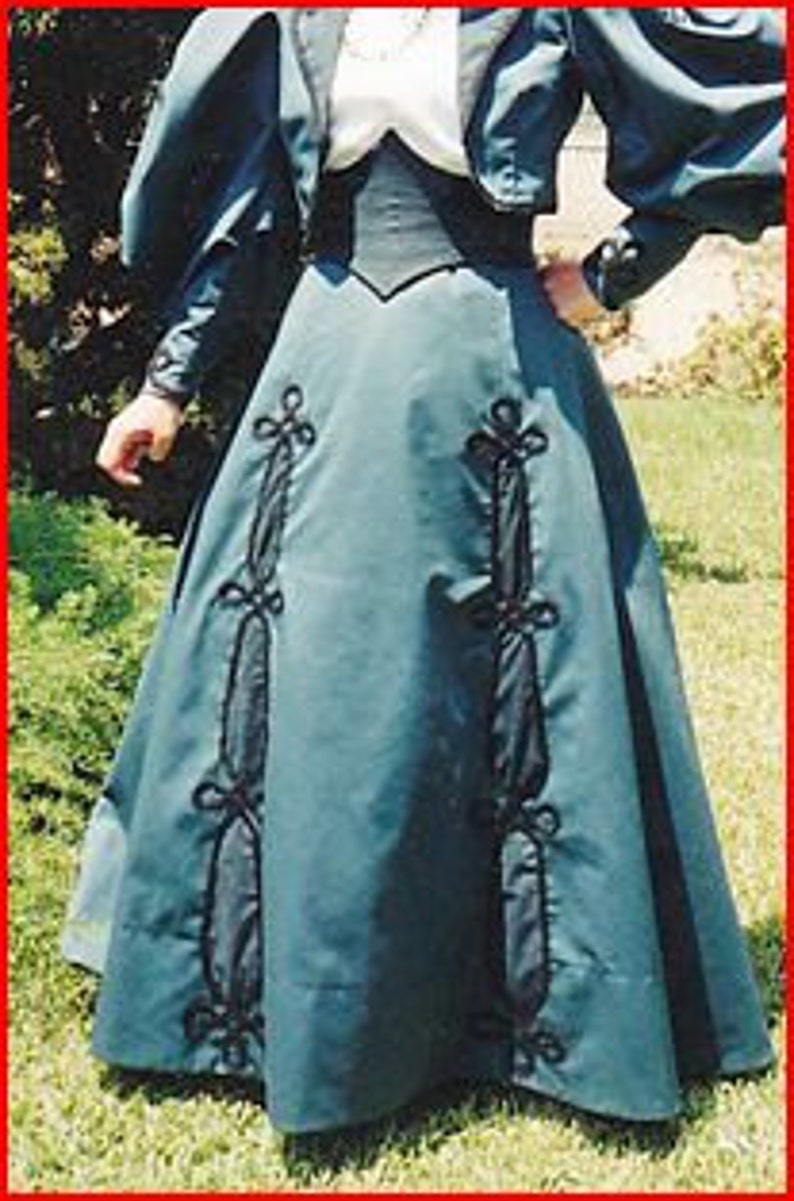 TV296 1895 Ripple Skirt Sewing Pattern by Truly Victorian | Etsy