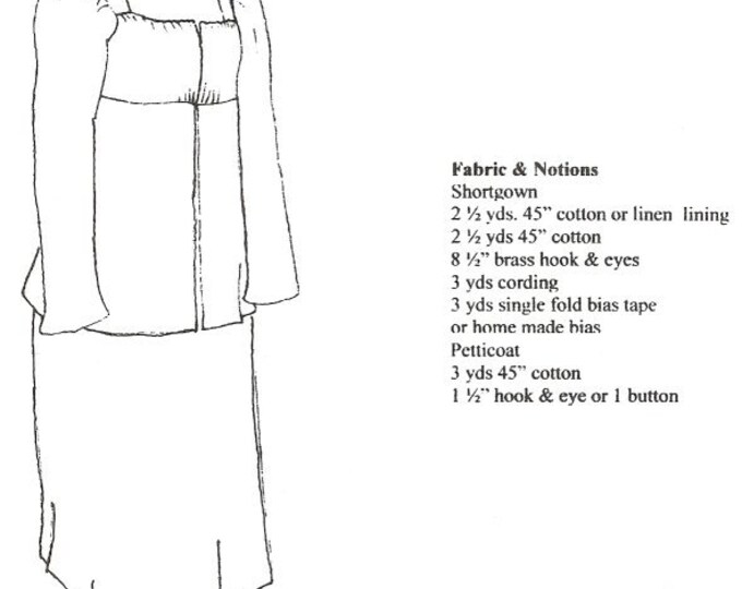 CWSSBD02 19th Century Half Gown With Strap Skirt & Long Gown - Etsy