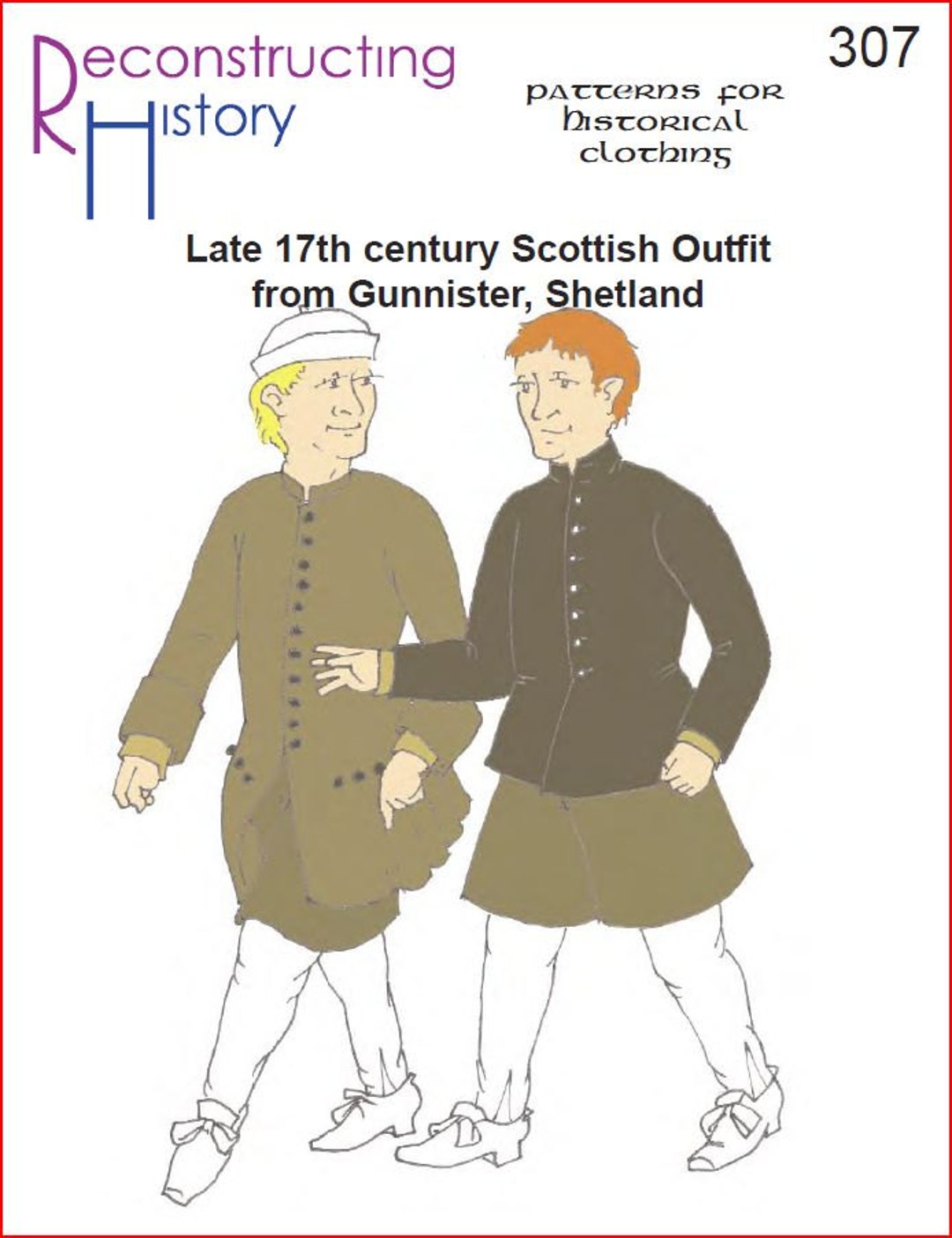 RC307 Late 17th Century Gunnister Outfit Sewing Pattern by ...