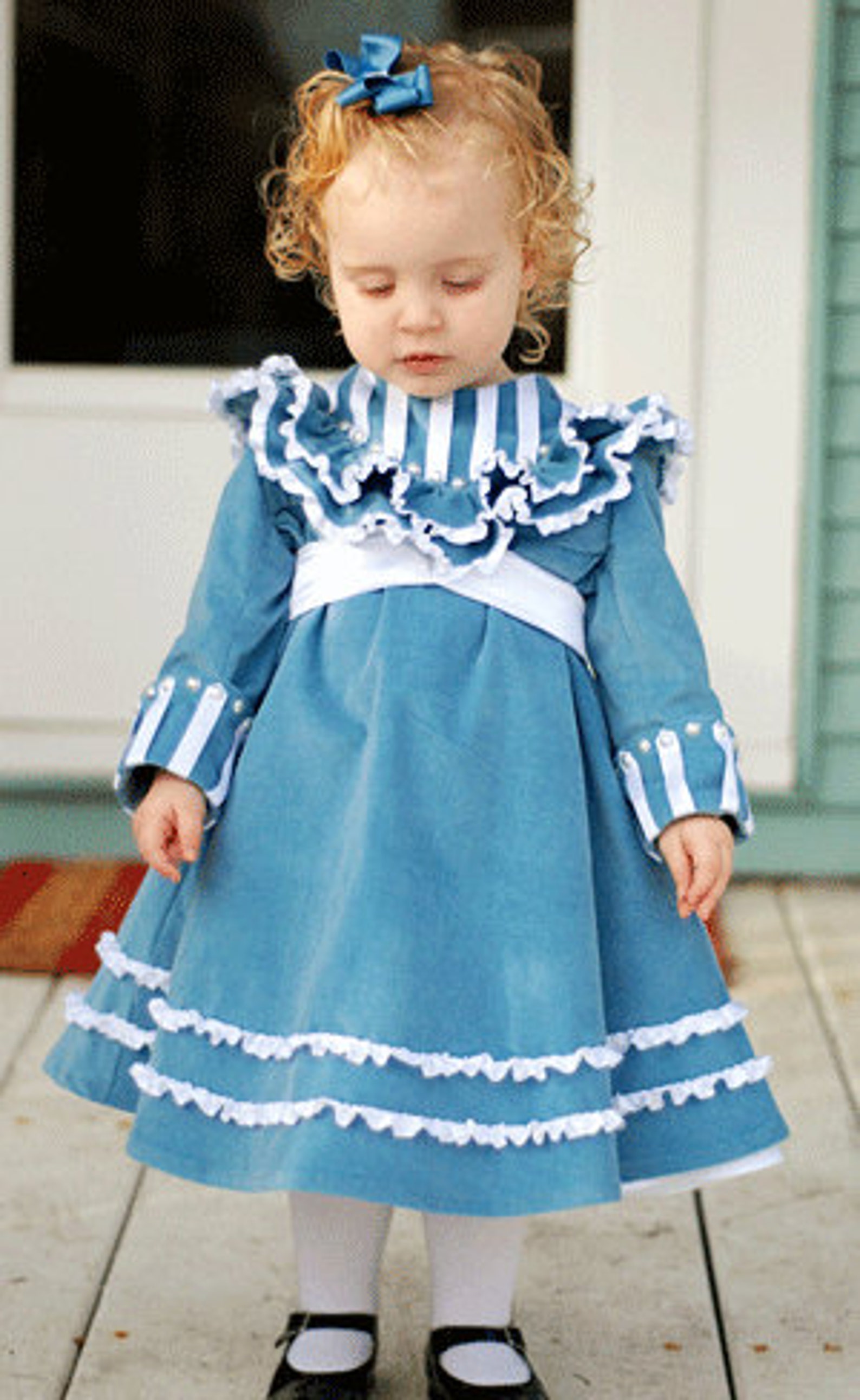 AG1644 1901 Dress for Girl 1-2 Years Sewing Pattern by | Etsy