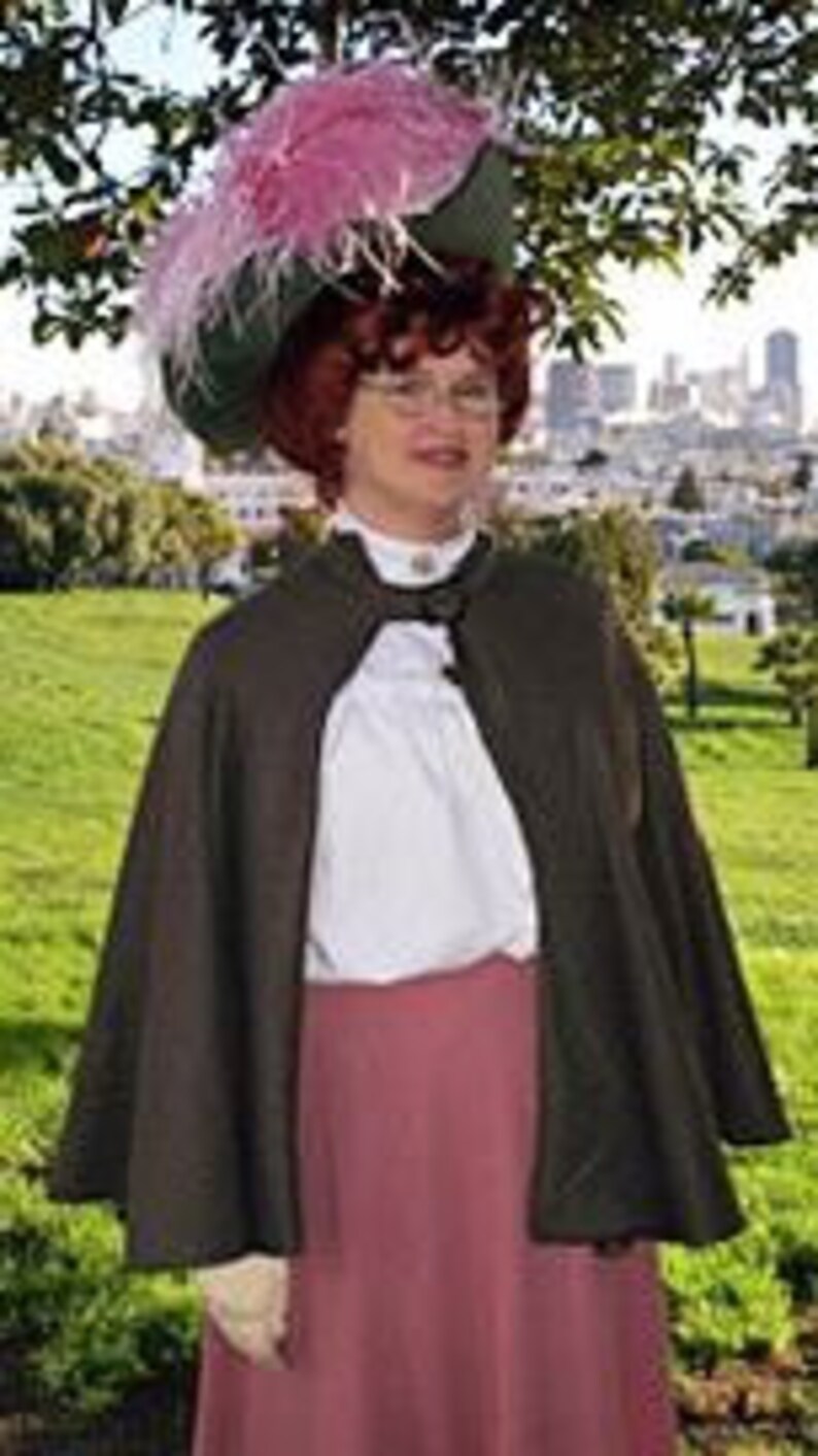 WN305 Victorian Molly Short Cape Sewing Pattern by Wingeo | Etsy