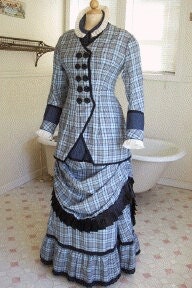 AG1132 1878 Scotch Plaid Dress Sewing Pattern by Ageless | Etsy