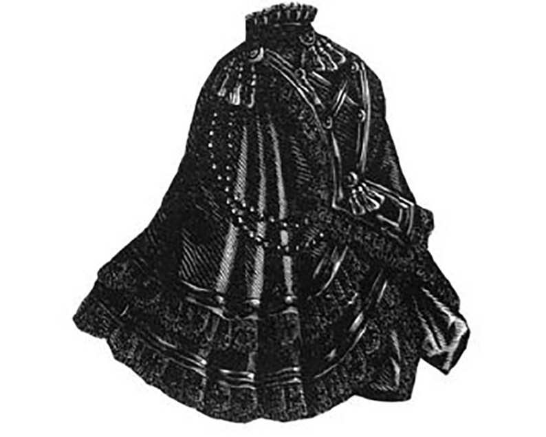 AG1128 1875 Sicilienne Mantle Sewing Pattern by Ageless - Etsy