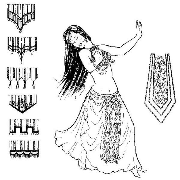 Belly Dance Pattern - Etsy