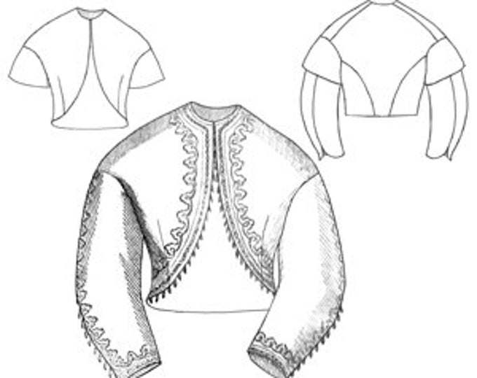 TV444 1864 Spanish Jackets Sewing Pattern by Truly Victorian - Etsy