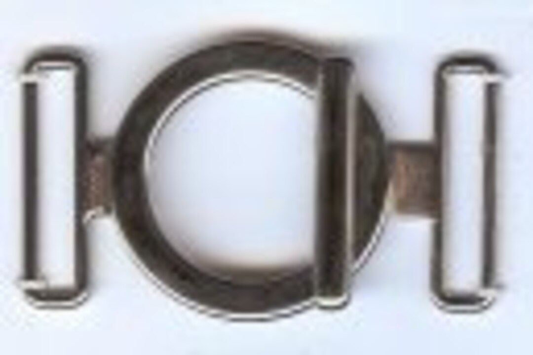 BC183 Metal Clasp Cuff Link Clasp Without Chain in Shiny Silver Finish ...