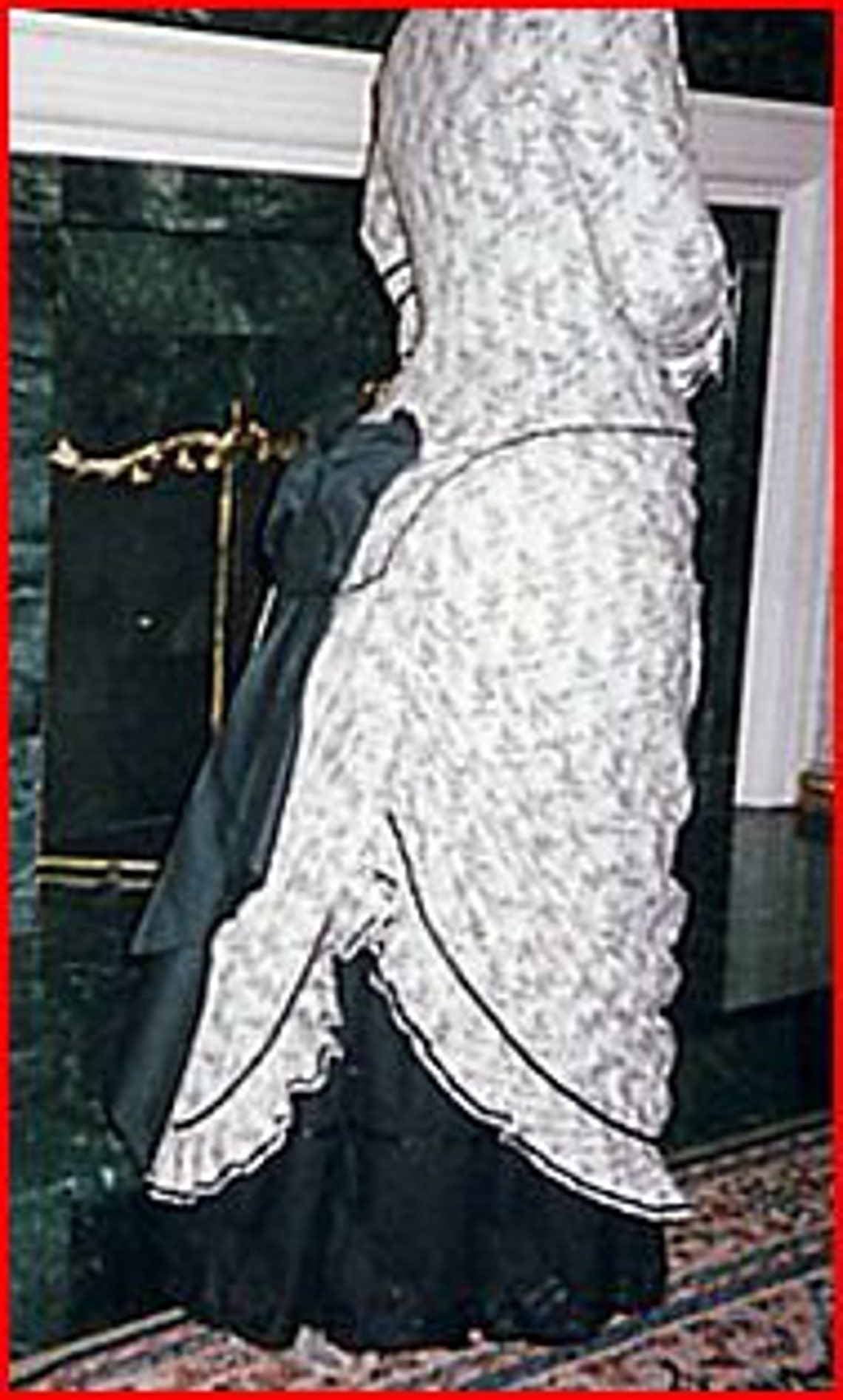 TV324 1878 Long Draped Overskirt Sewing Pattern by Truly | Etsy