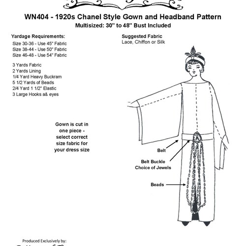 WN402 1920's Coat Sewing Pattern by Wingeo - Etsy
