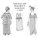 CWSSBD02 19th Century Half Gown With Strap Skirt & Long Gown Sewing ...