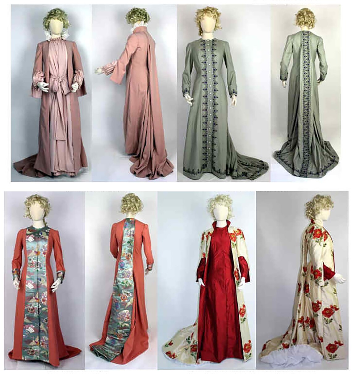 LM140 Ladies' Princess Line Tea Gown 1876-1880s Pattern | Etsy