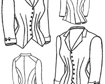 Victorian Jacket Pattern Women - Etsy
