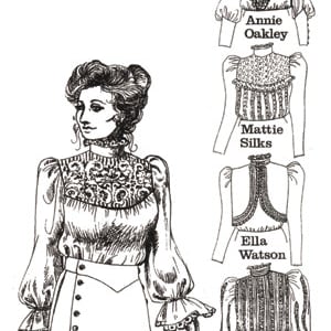 BB07 Romantic Era Blouses Pattern by Buckaroo Bobbins - Etsy