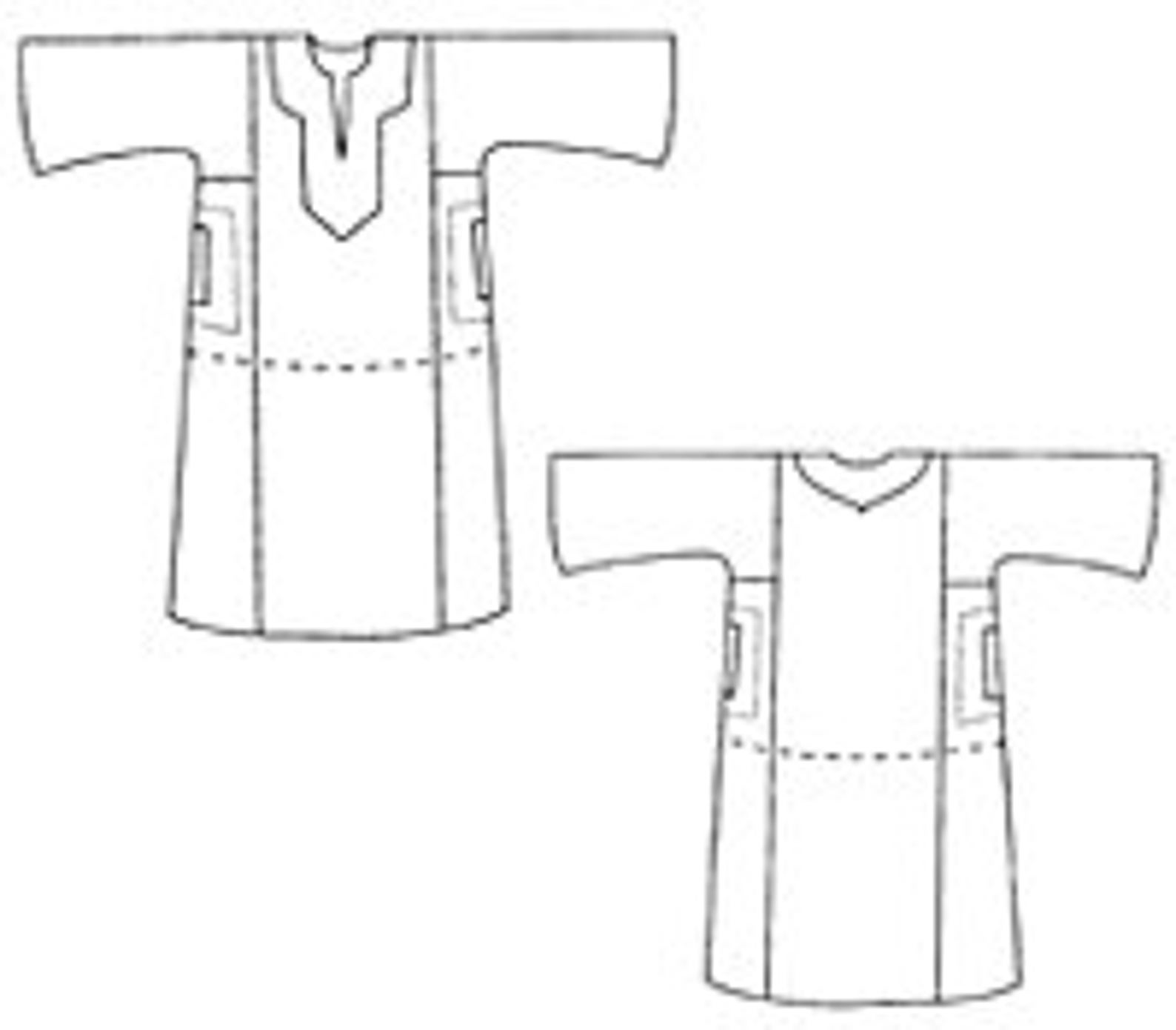 FW104 Egyptian Shirt Sewing Pattern by Folkwear - Etsy