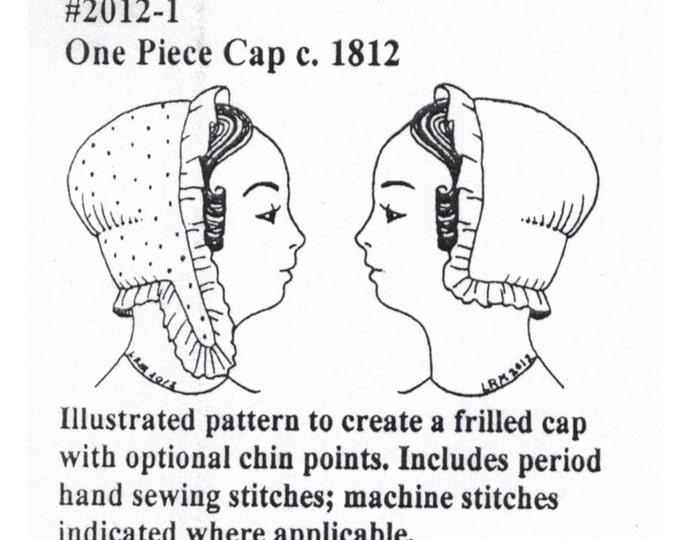 MI0701 1874-1890 Bebe Bonnet Sewing Pattern by Miller's Millinery - Etsy