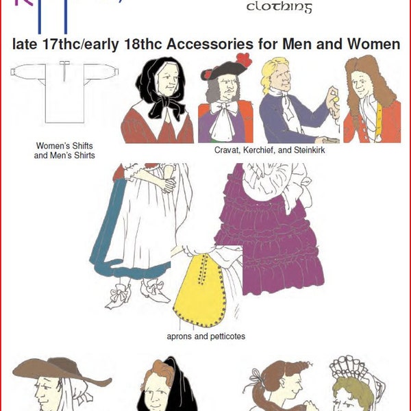 17th Century Sewing Pattern - Etsy