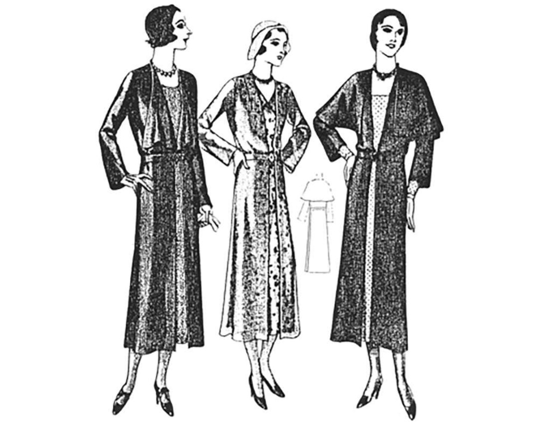 PAC6562 1931 Redingote Coat Pattern by Past Patterns - Etsy